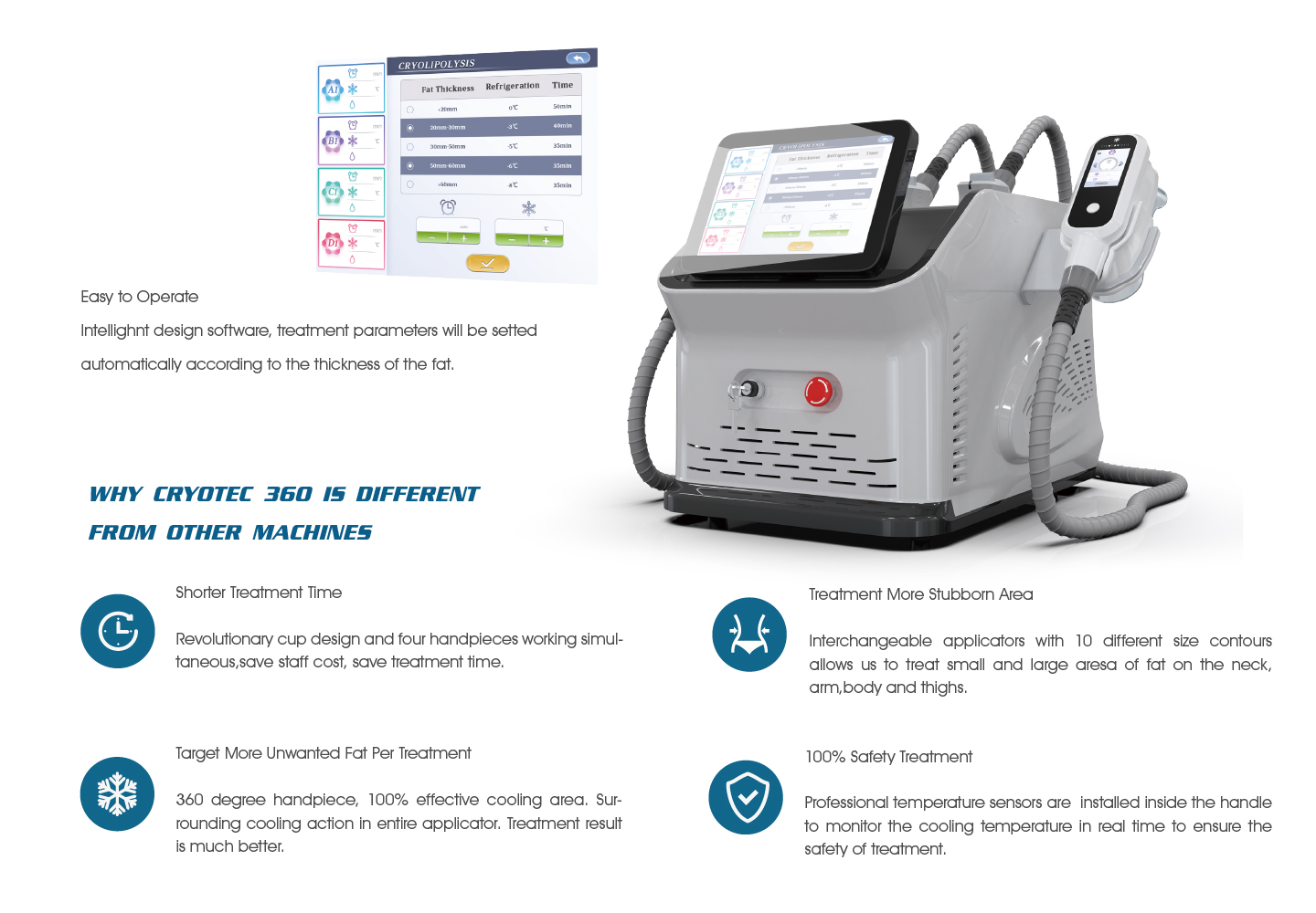 SLIMMING MACHINE CRYOTEC 360MINI - BEIJING NUBWAY S AND T CO. LTD.
