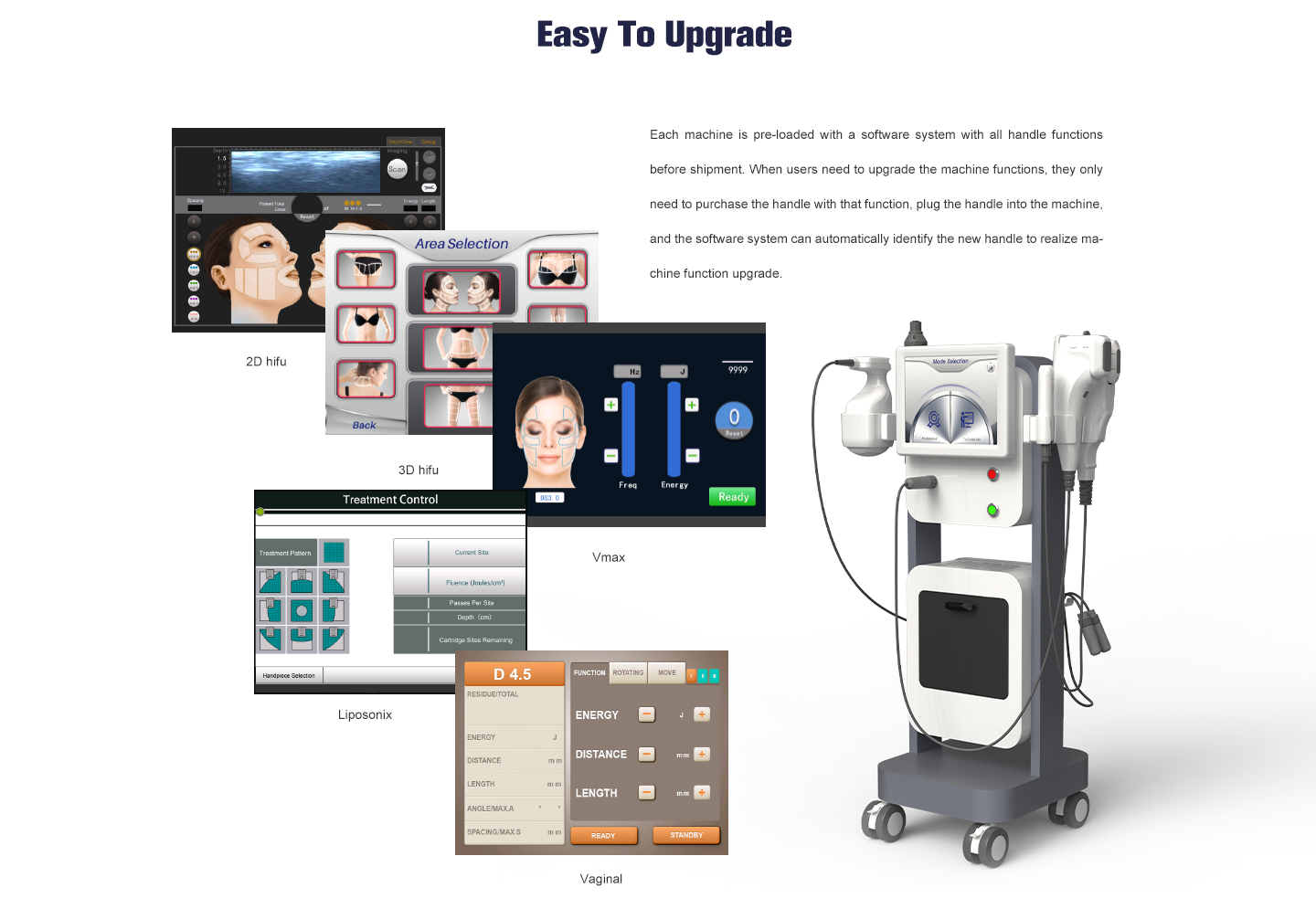 ultrasound face lift machine hifu face lifting machine hifu body ...